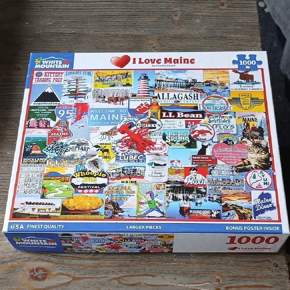 White Mountain | Games | Maine Puzzle | Poshmark